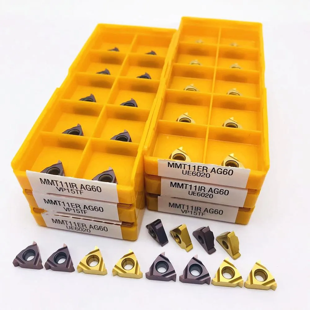 MMT 11IR 11ER AG60 VP15TF UE6020 US735 Thread Cutting Tool Carbide Insert CNC Lathe Turning Tool ...