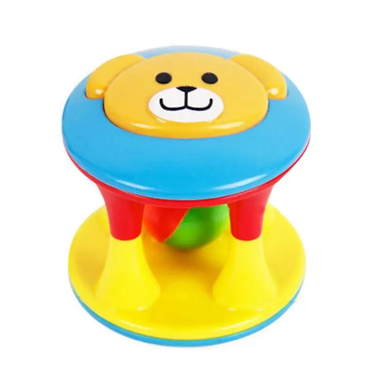 Baby educational fun double-headed bear bells ball development baby ...