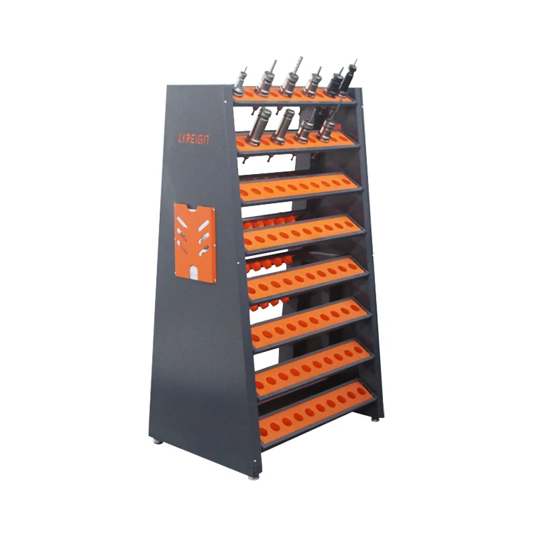 BT30/BT40/BT50/HSK50/HSK63/HSK100 CNC tool holder storage rack with ...