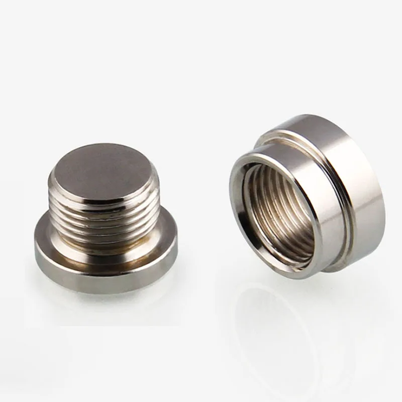 Iron M18X1.5 O2 Oxygen Sensor Stepped Mounting Bung Plugs Oxygen Sensor ...