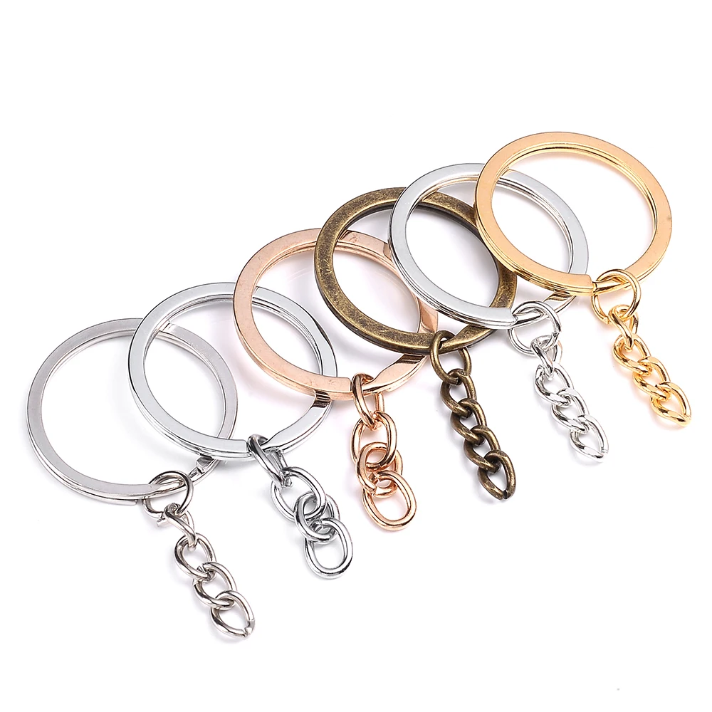 Key Chain Findings Components | Jewelry Finding Making Supplies - 10pcs ...