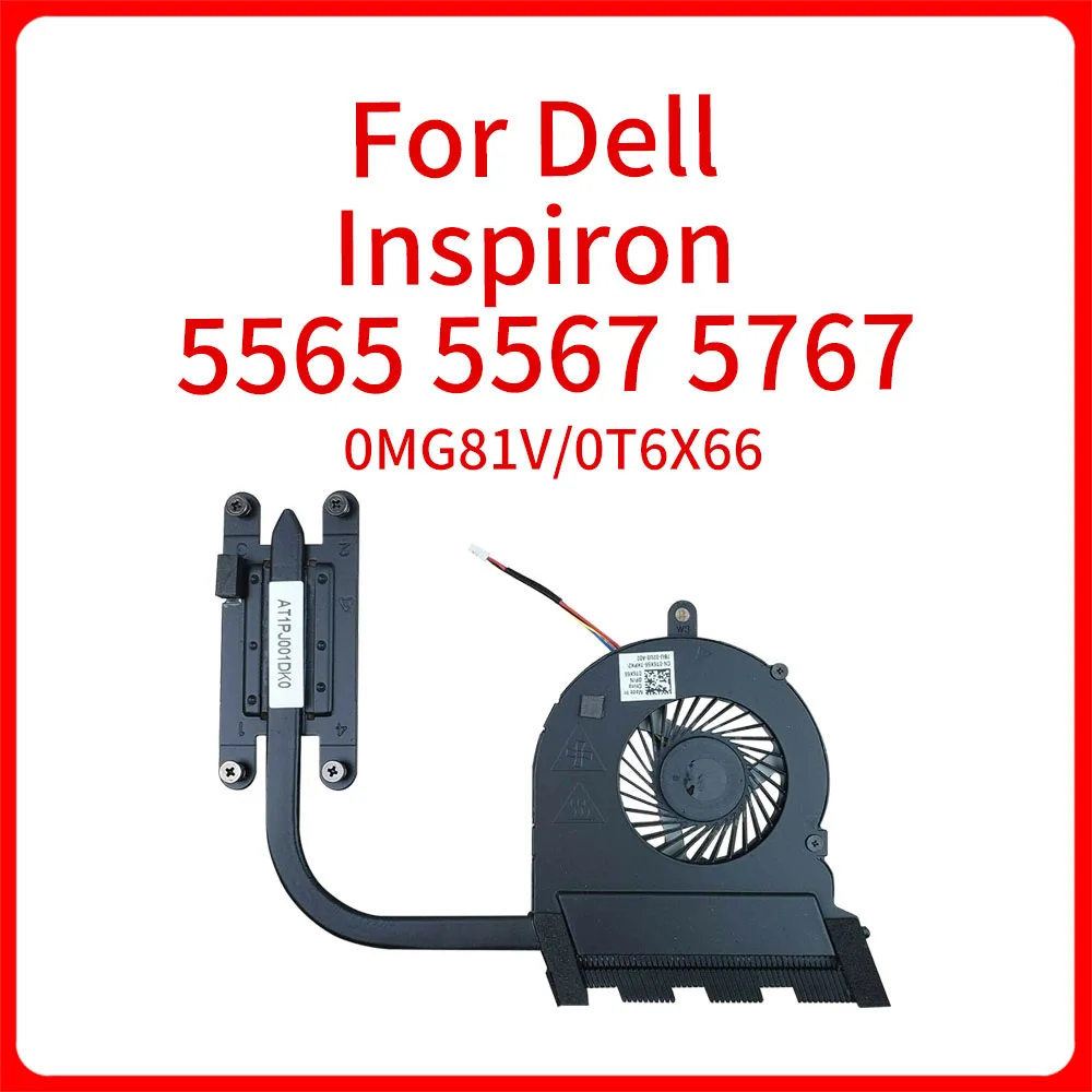 Original 0T6X66 T6X66 0MG81V MG81V Laptop Cooling Radiator Fan For Dell ...