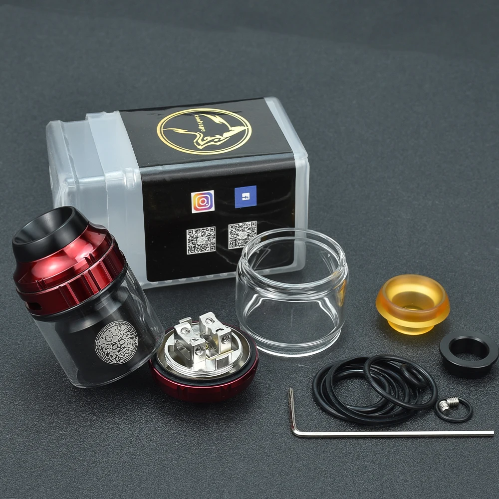 25mm zbiornik Zeus x siatkowa RTA Zeus X atomizer RTA podwój…