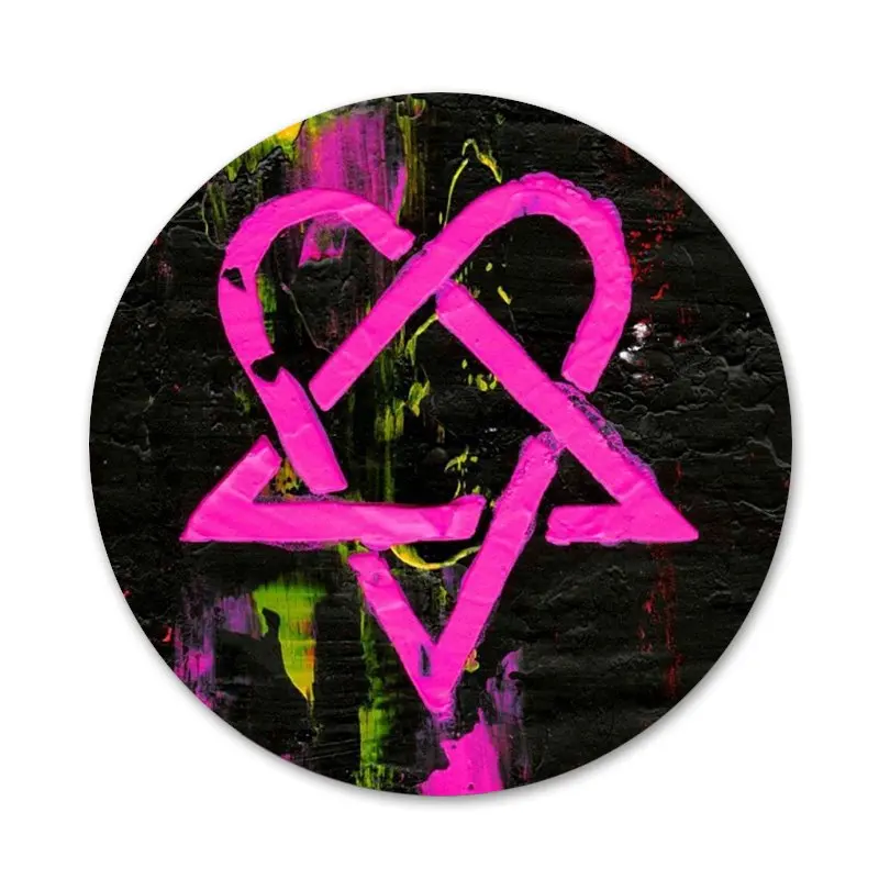 Purple Heartagram Wallpaper