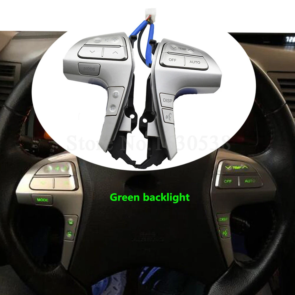 Silver-steering-Wheel-Audio-Control-Button-Switch-with-cable-and-Cruise ...