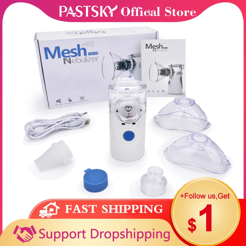 PASTSKY-Medical-Silent-Mesh-Nebulizer-Mini-Humidifier-Asthma-Inhaler ...