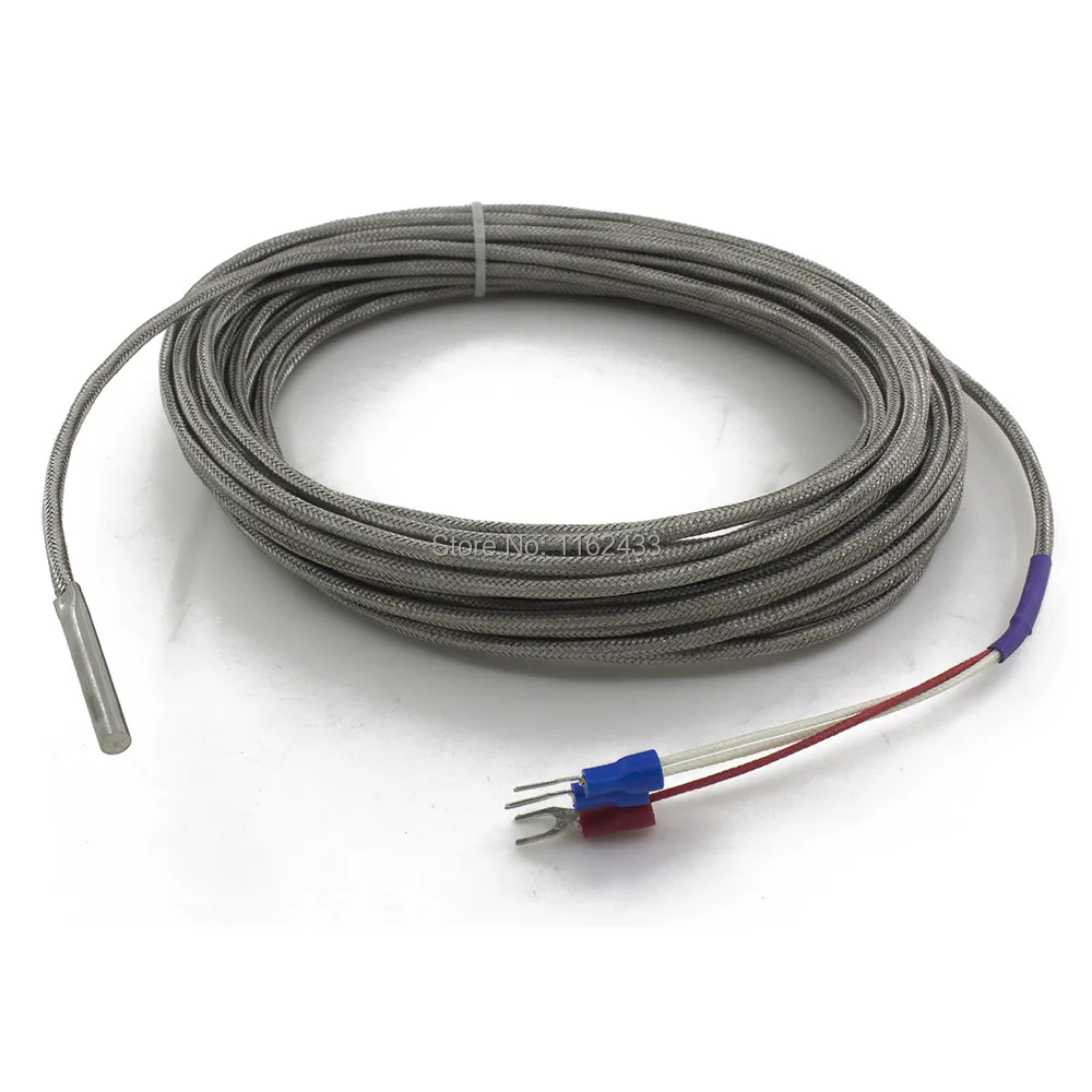 FTARP02 PT100 type 8m high temperature resistance metal screening cable ...
