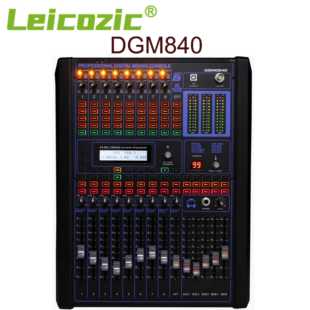 Leicozic 8-channel Digital Mixers Professional Mixing Console Dj Mikser ...