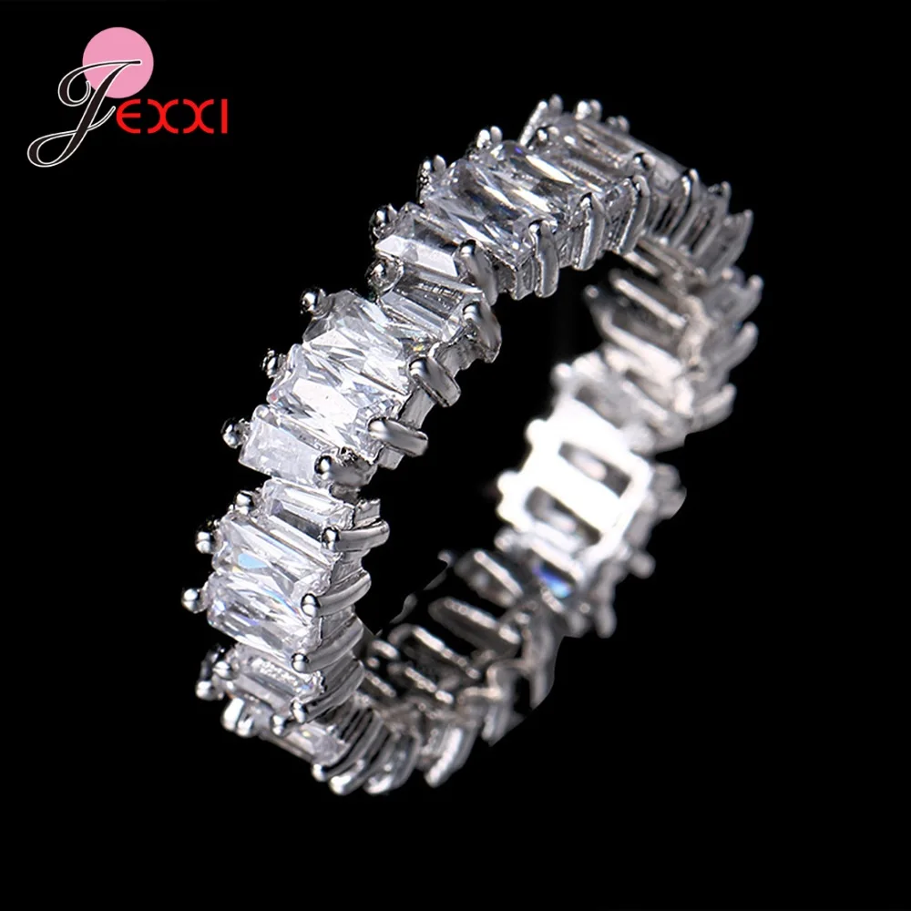 New-Attractive-Women-Girls-Fashion-925-Sterling-Silver-Needle-Rings ...
