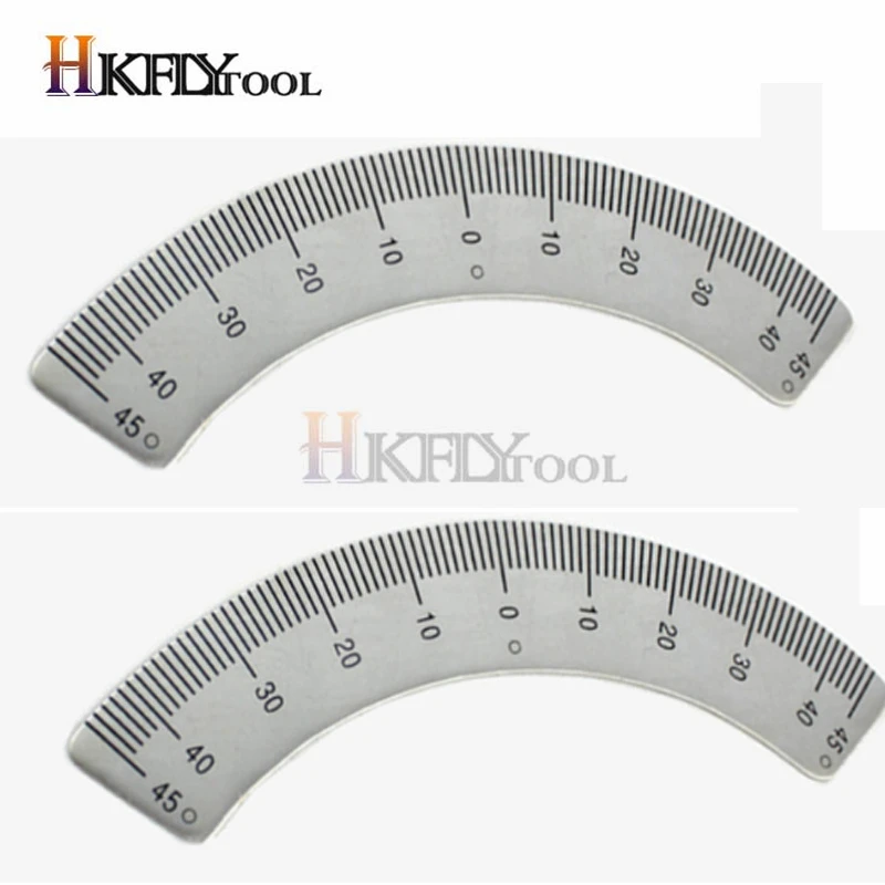 Protractors Milling Machine Part - Angle Plate Scale Ruler 45 Degree ...