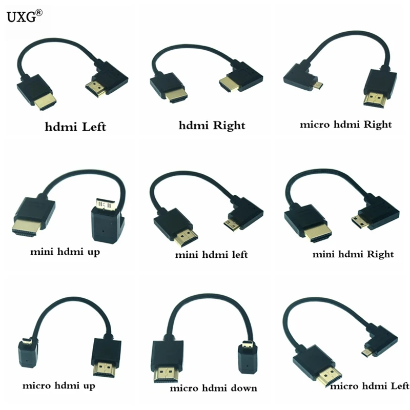 15CM-OD-3-0mm-Super-Soft-Micro-HDMI-compatible-Mini-HDTV-2-0-Male-Thin ...