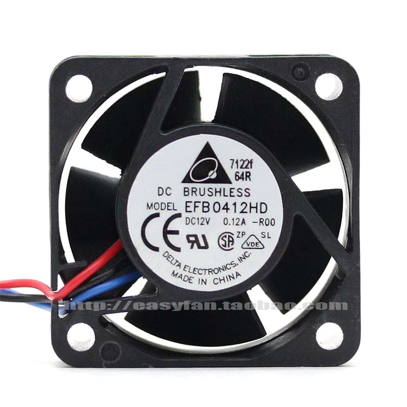 original 4020 12V 0.12A EFB0412HD 4CM switch inverter chassis cooling fan - Onestopfan.com
