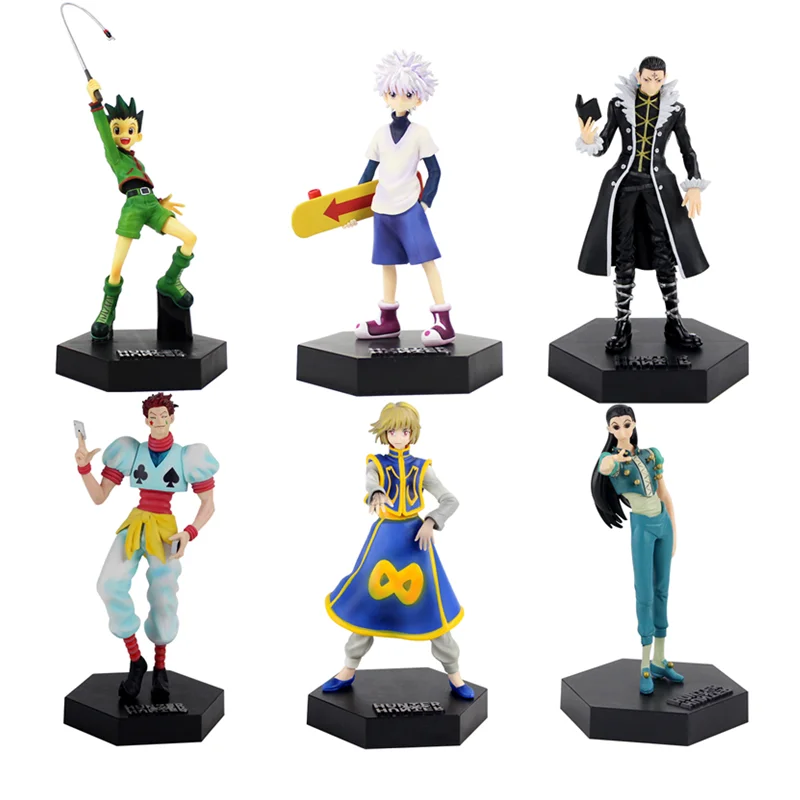 Hunter X Hunter Anime Figure Killua Zoldyck Gon Freecss PVC Kurapika ...