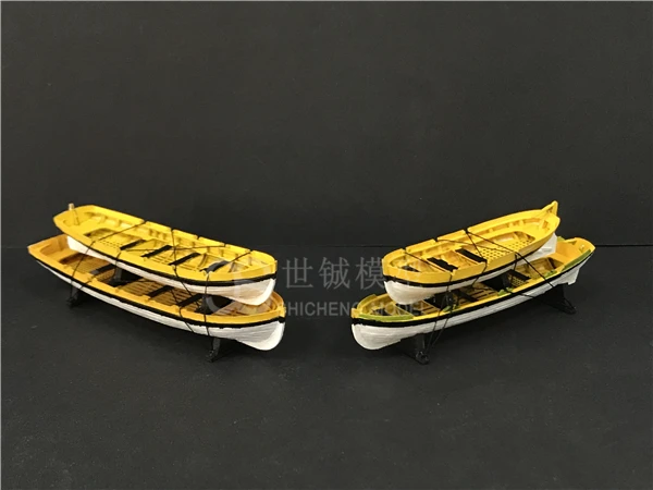 1:96 dinghy Model Ship Lifeboat paper Model Ship Kit mini lifeboat ...