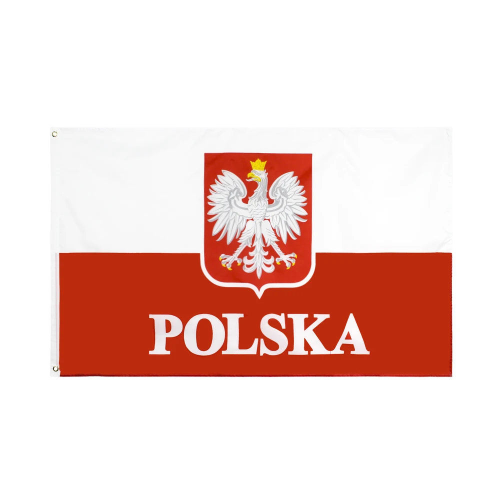 PIRATE 90x150cm Poland Flag POLSKA Eagle National Polish Flag|Flags ...