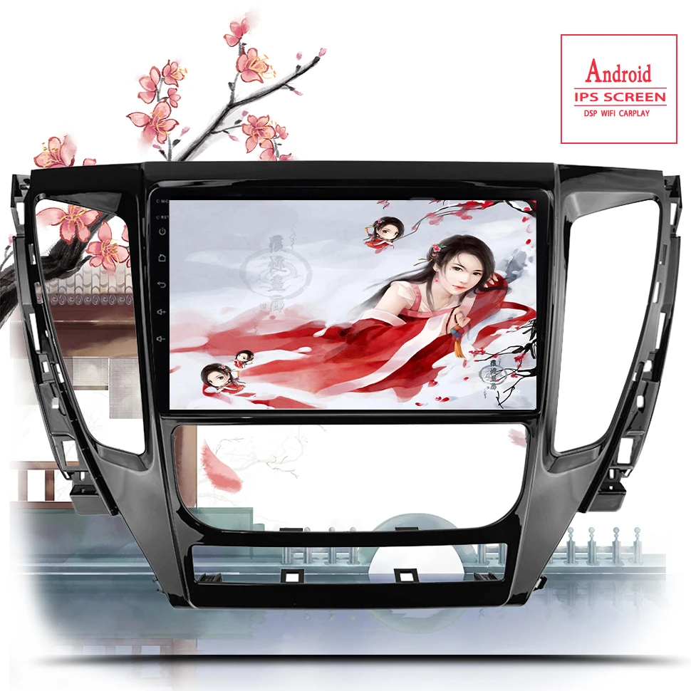 9" Car Multimedia For Mitsubishi Pajero Sport Montero 2016 2017 2018 ...