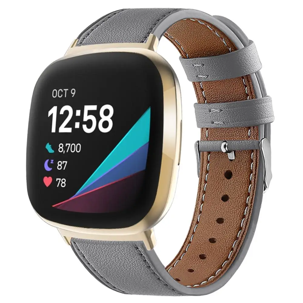 Fitbit Versa 3 PU Leather Strap | FitGear NZ