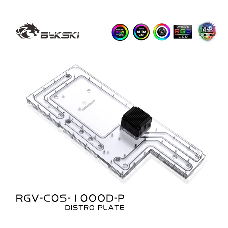 Bykski Acrylic Board Water Channel Solution Use For Corsair 1000d ...