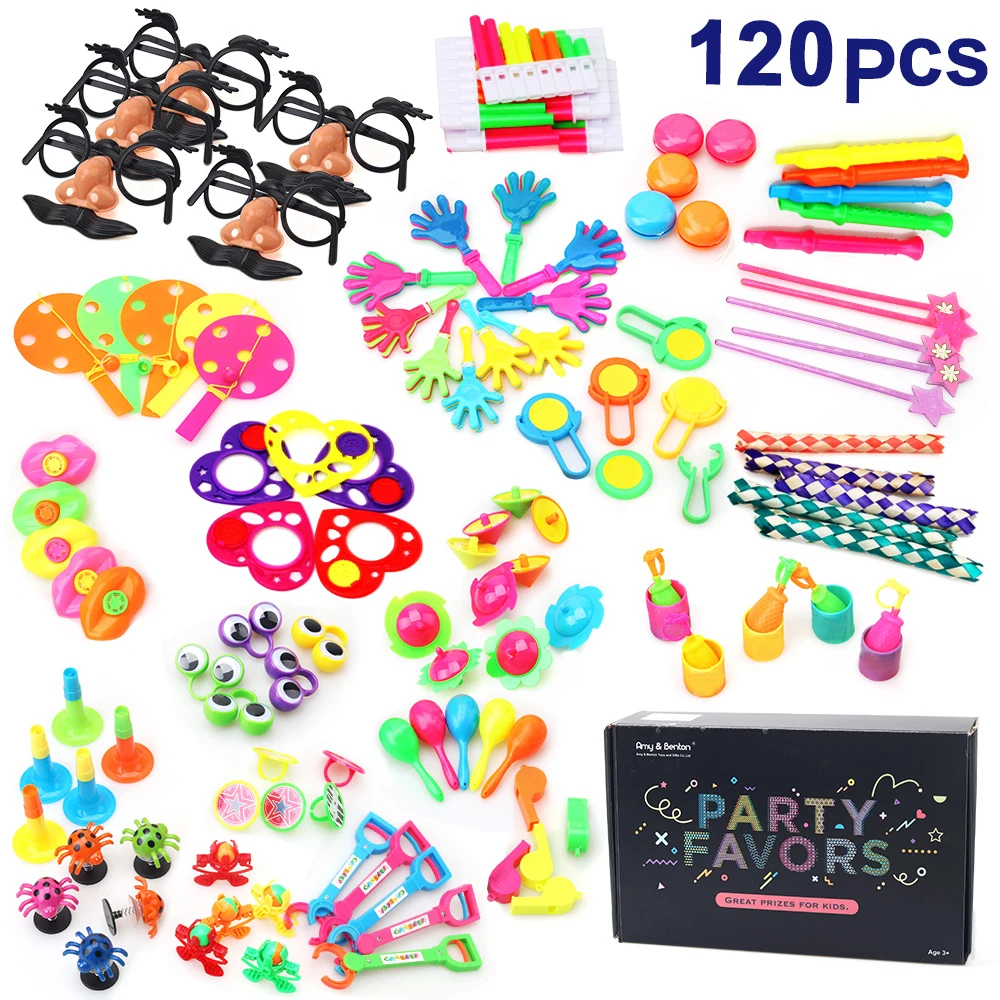 Amy & Benton 120pcs Carnival Prizes For Kids Birthday Party Favors ...