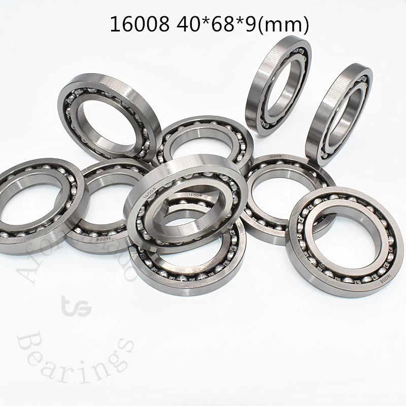 16008 1pcs Bearing 40*68*9(mm) chrome steel Metal Sealed High speed ...