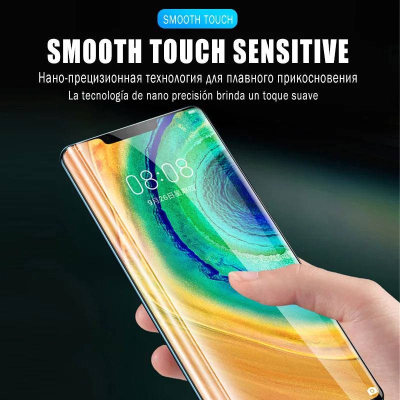 100D Curved Edge Full Cover Film For Huawei Mate 20 10 30 Lite Pro P ...