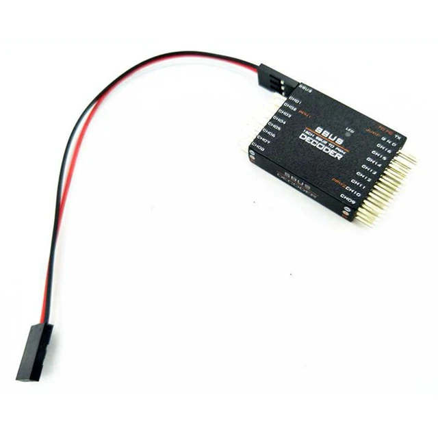 SBUS PPM To PWM Decoder 16CH For Futaba FrSky XM X8R RXSR, 40% OFF