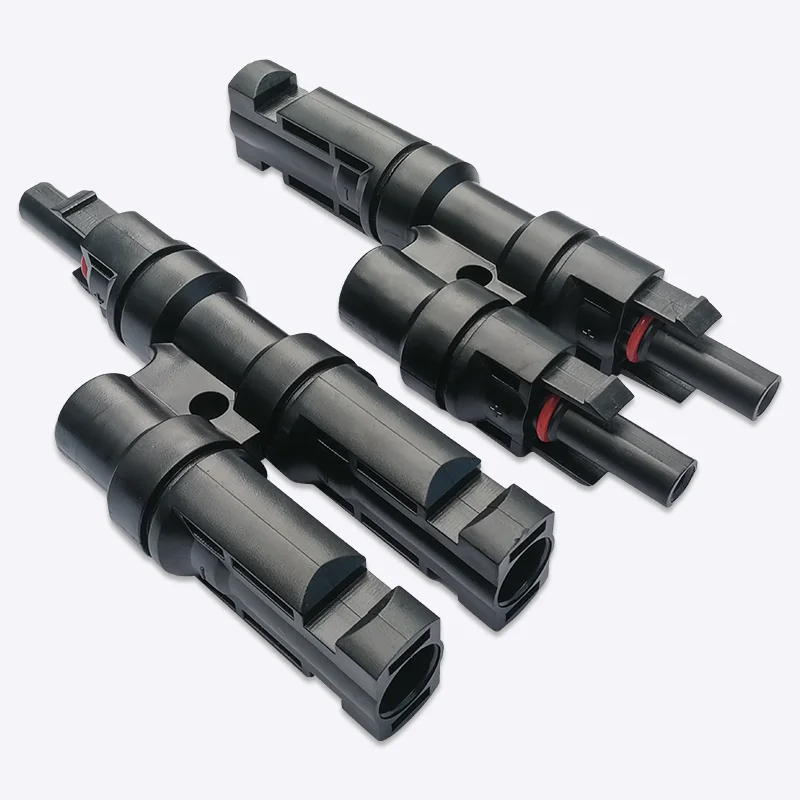 Conector 1 par de conectores solares pv, múltiplos ramos paralelos ...