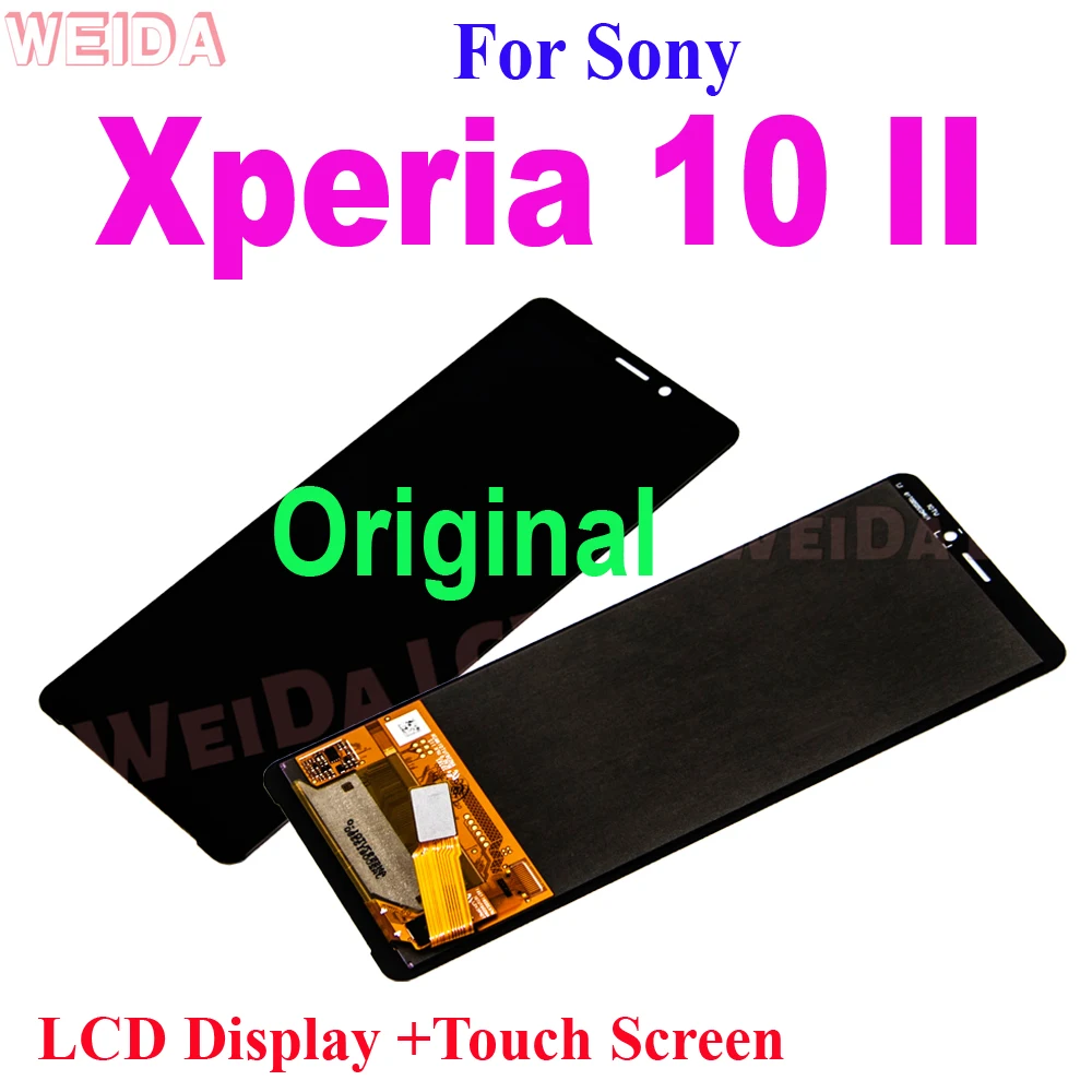 LCD-100-Asli-untuk-Sony-Xperia-10-II-Layar-LCD-Layar-Sentuh-Digitizer ...