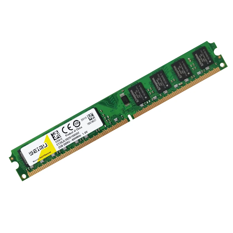 2GB DDR2 Desktop Memory 800 667 PC2 6400U 5300 240Pin Non ECC Unbuffered Compatible all ...