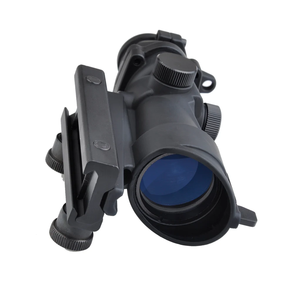2 PCS Air Gun Weapon ACOG Tactical Iron Sights 4x32 Crosshair Scope ...