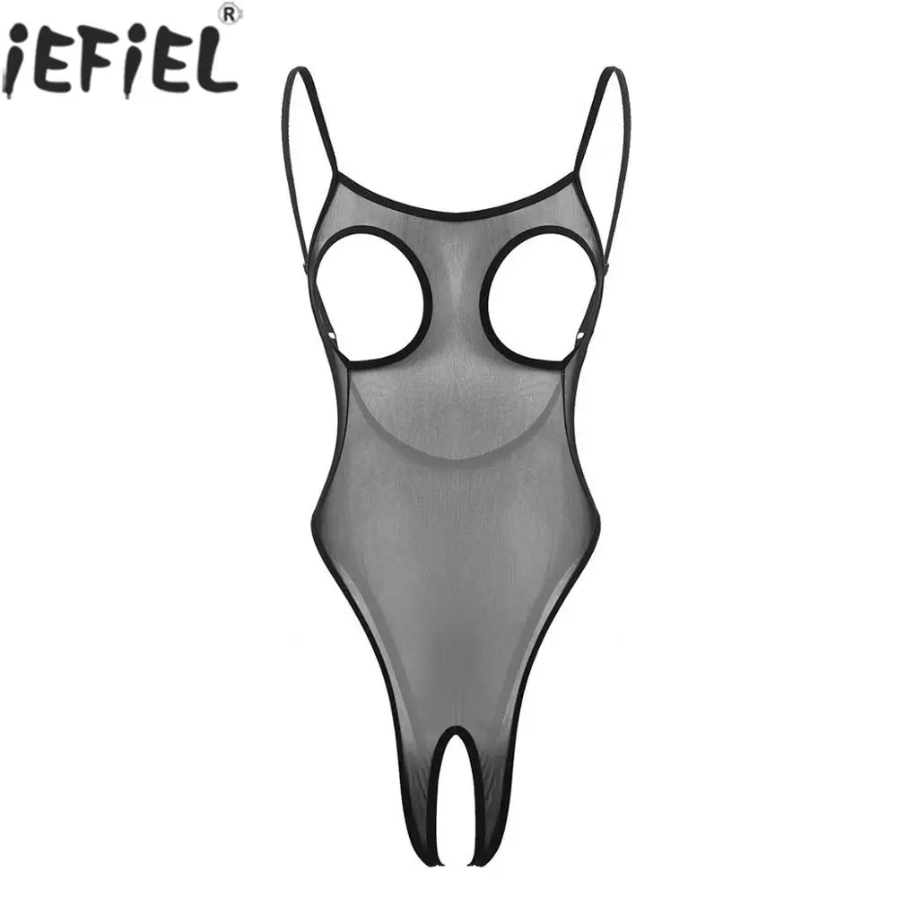 Ouvert-Entbl-te-brust-Frauen-Sehen-Durch-Sheer-Mesh-K-rper-Sexy-Dessous ...