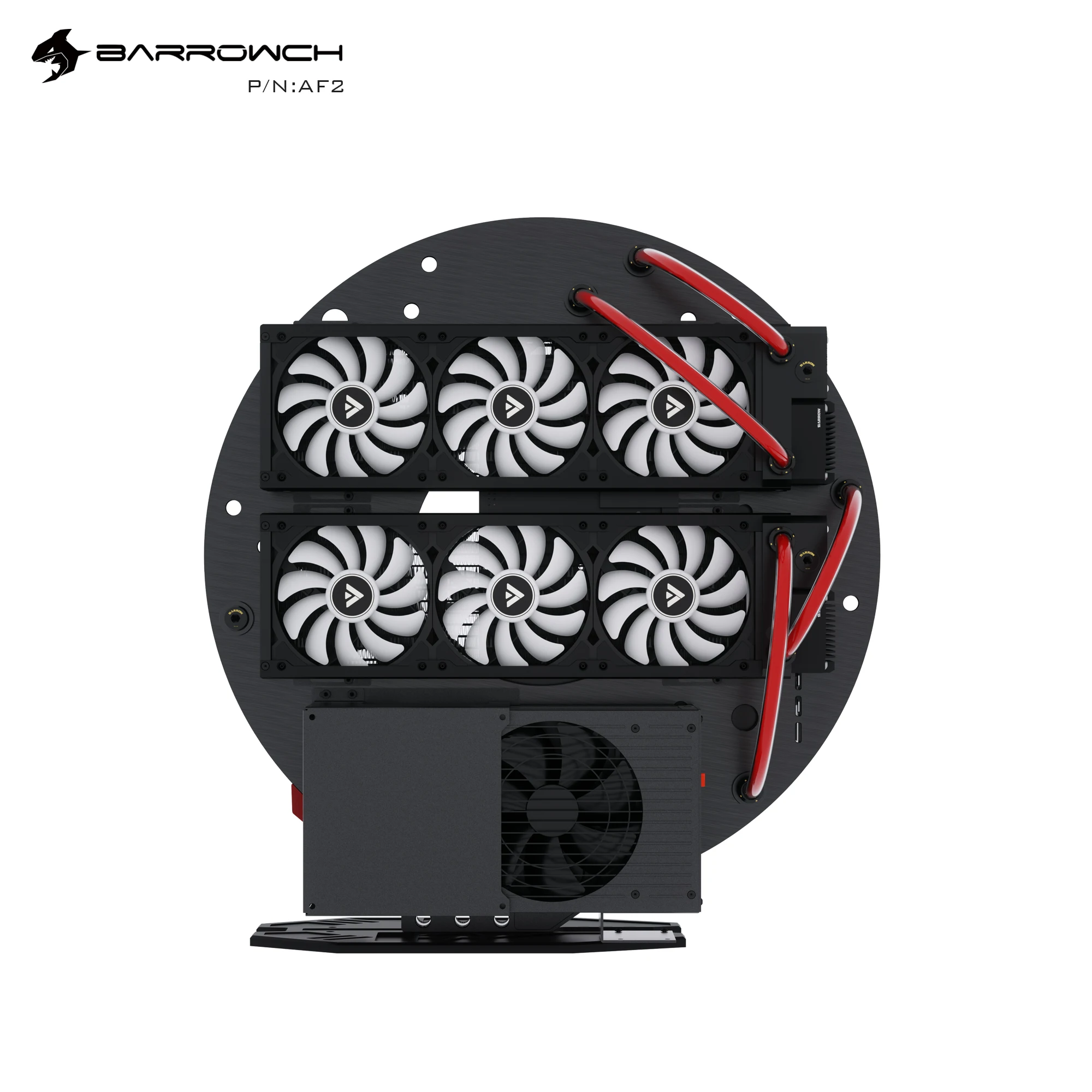Barrowch PC 섀시 한정판 오픈 알루미늄 합금 브레이크 라이닝 케이스 AF2|팬 & 쿨링| - AliExpress