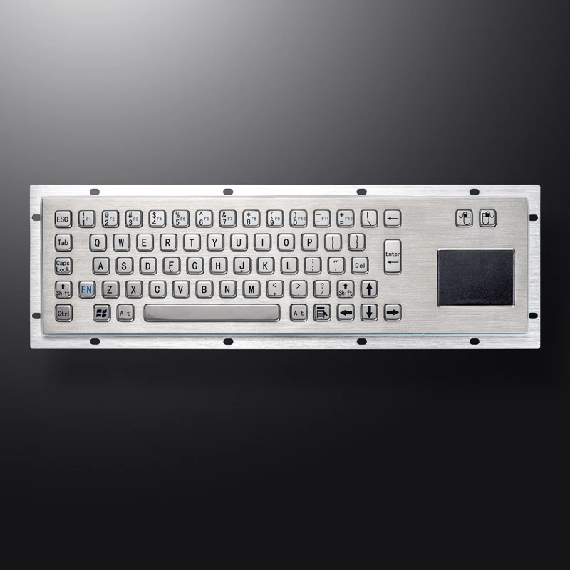 Ip65 Rugged Kiosk Metal Industrial Computer Keyboard With 67 Keys ...
