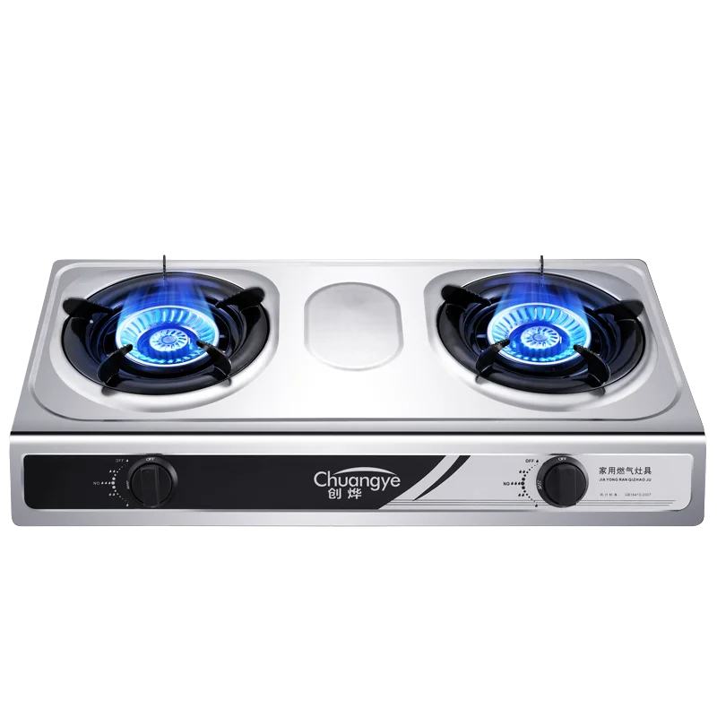 Domestic Built-In Gas Stove Embedded Double-stove Ranger Liquefied Gas ...