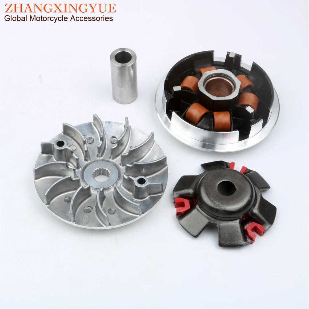 Scooter Variator Kit Racing Roller 18x14mm 12g & Fixed Drive Half ...