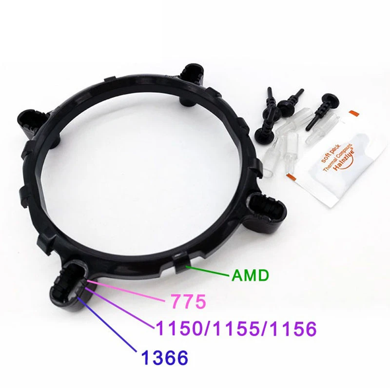 Desktop All Models 3in1 Cpu Cooler Fan Bracket Heatsink Holder Base For ...