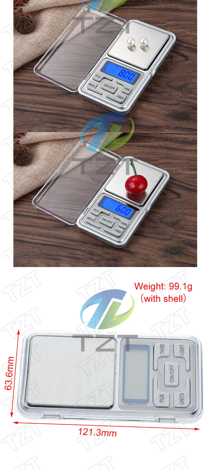BALANCE CULINAIRE ELECTRONIQUE,500G-0.01G--Mini Balance Digitale de Haute Précision avec Rétro ...