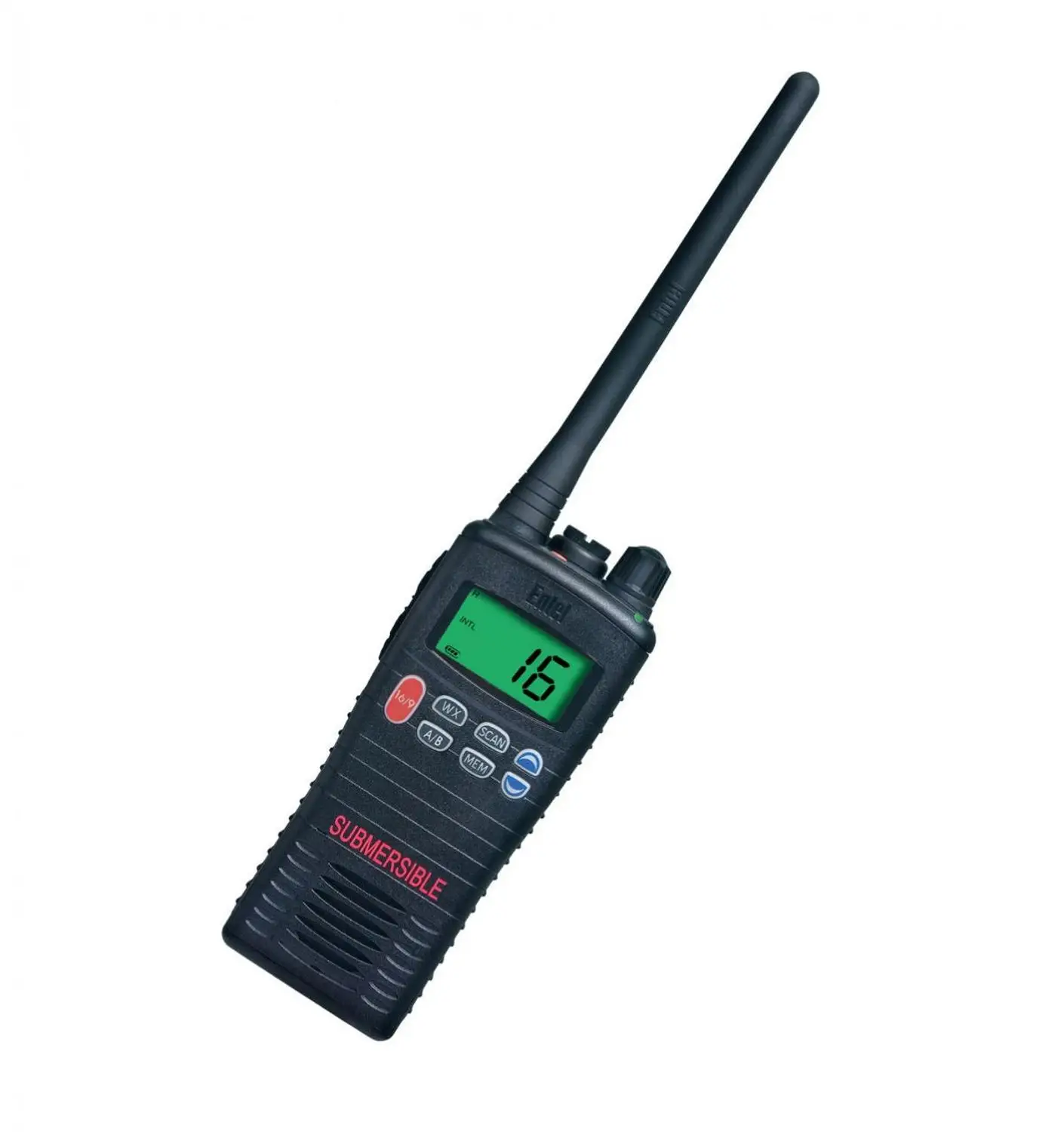 HT644 ENTEL Fully Submersible Marine Radio VHF IP68 waterproof VOX ...