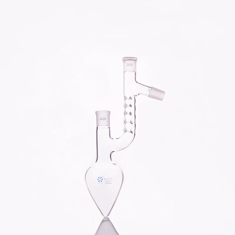 Matraz de destilación en forma de pera, capacidad de 250ml, Junta 24/29 ...