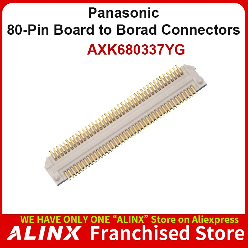 Alinx Axk680337yg: Panasonic 80-pin Industrial Grade Female Board-to ...