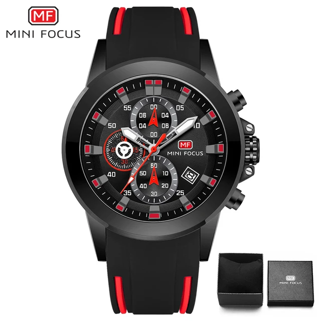MINI FOCUS Chronograph Mens Watches Brand Luxury Casual Sport Date ...