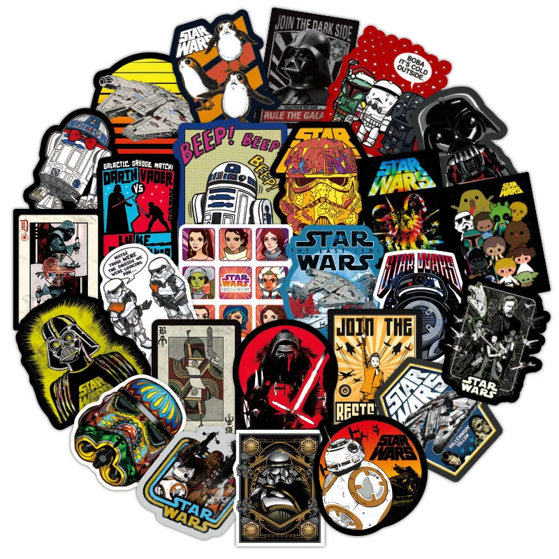 Star Wars Vinyl Decal 10 pack Craft Supplies & Tools Embellishments ...