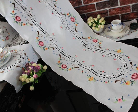 SET DE TABLE,As shown-25X34CM-Rectangulaire--Napperon de Table en coton ...