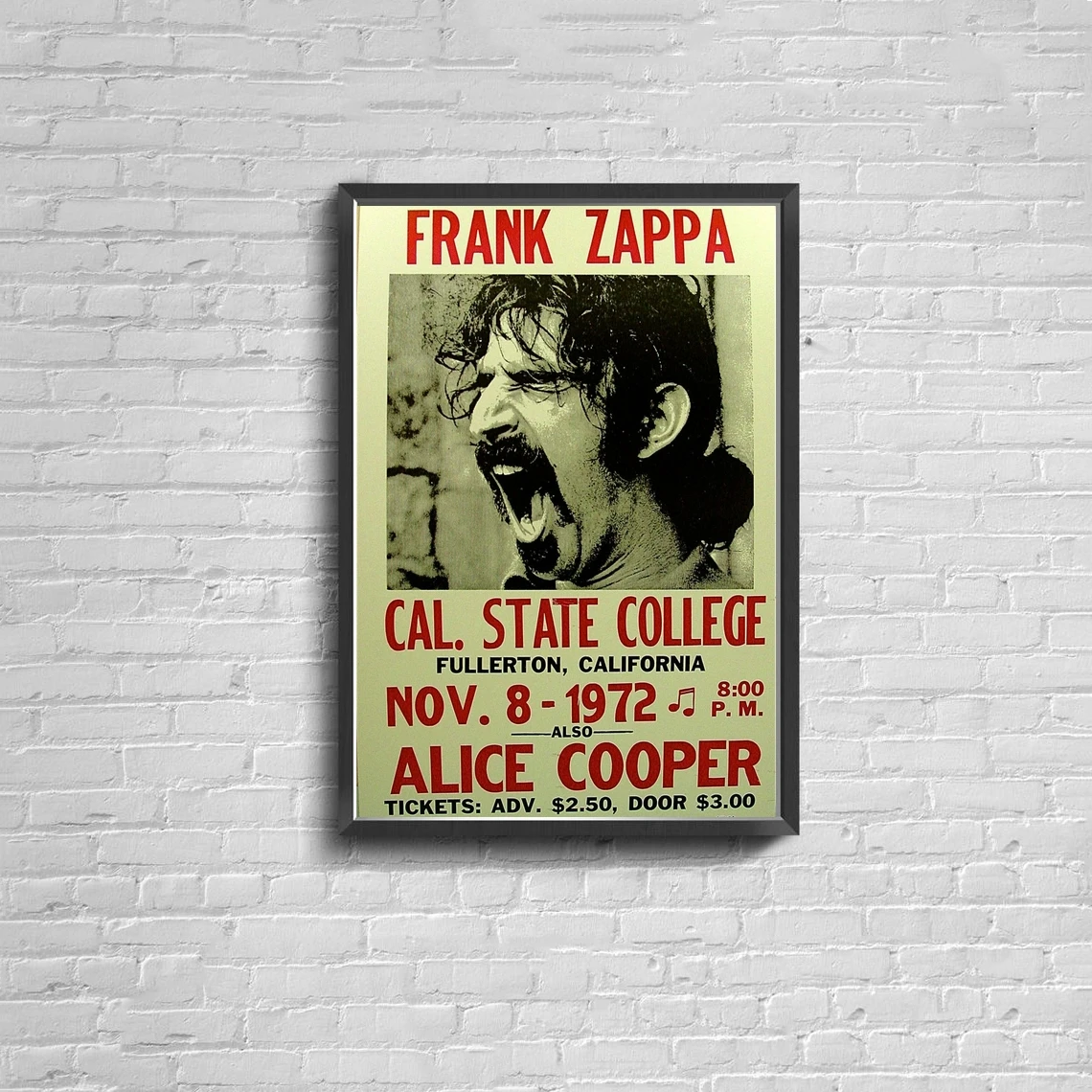 Frank Zappa Concert Posters