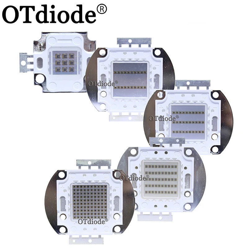 고출력 IR LED 적외선 LED 칩, 730nm, 850nm, 940nm, 1W, 3W, 5W, 10W, 20W, 30W ...