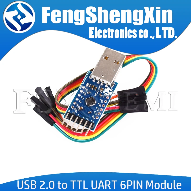 Usb 2.0 para ttl uart 6pin módulo serial converter cp2104 prgmr substituir cp2102 com cabos ...