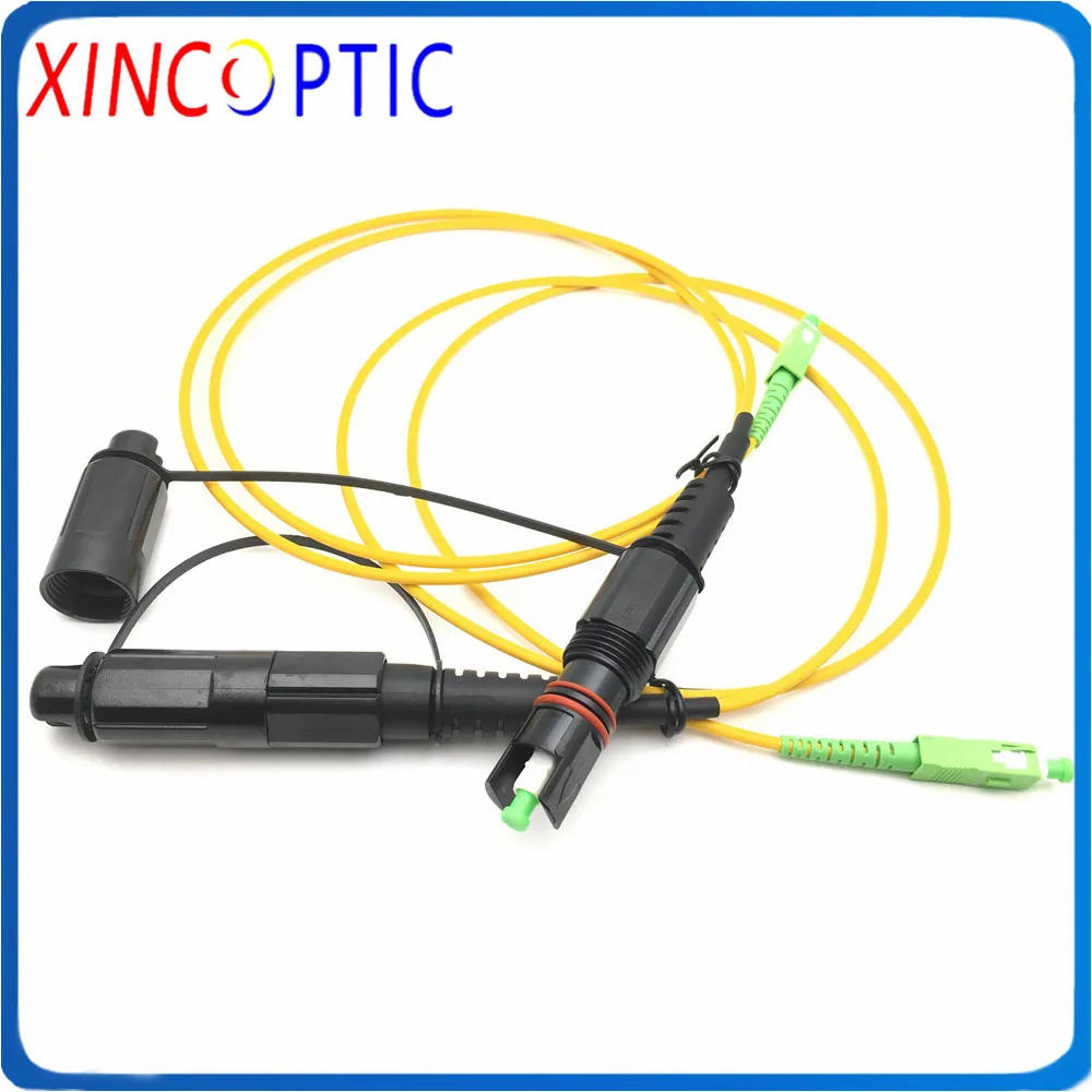 IP67 Waterproof Corning HUAWEI Mini SC/APC 1M 2M 3.0mm Yellow Cable to ...