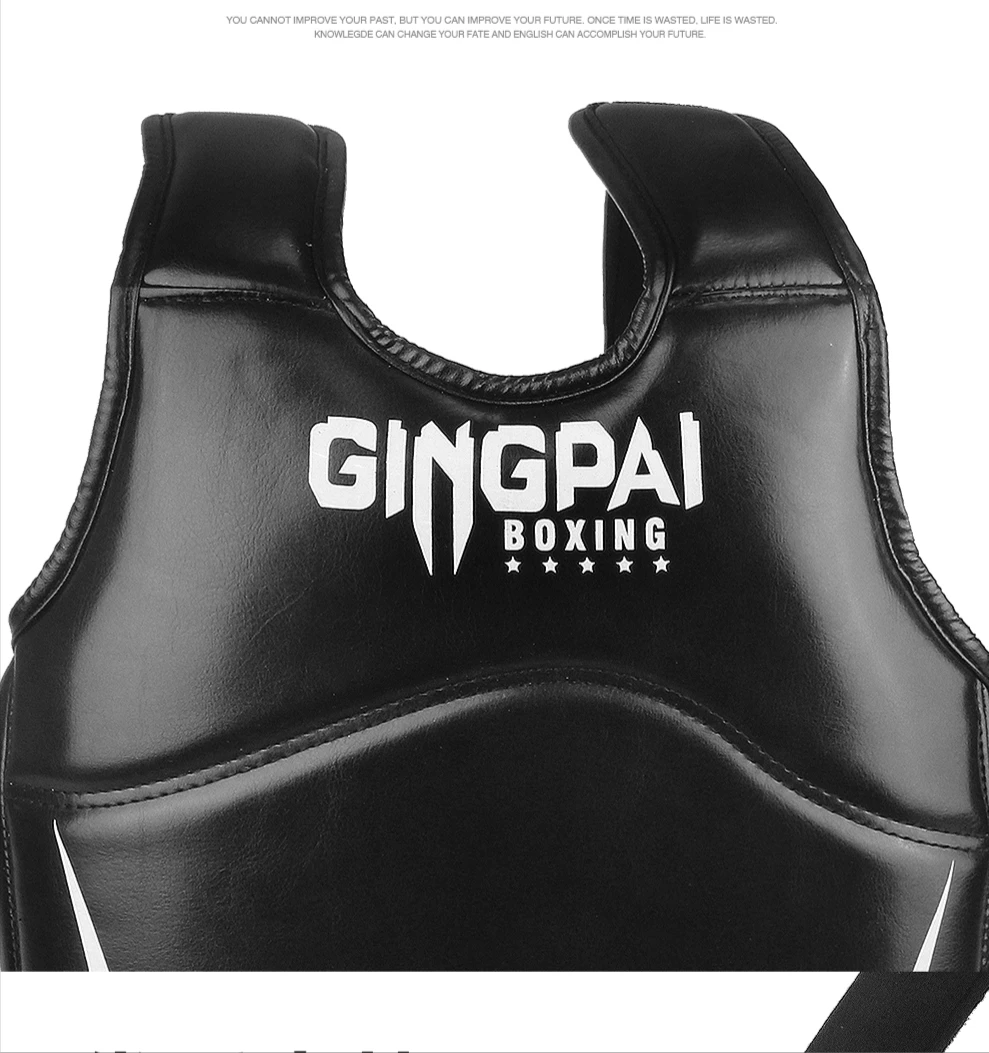Ny boxning bröstskydd MMA Kickboxing Solid Body Vest Protector Martial ...