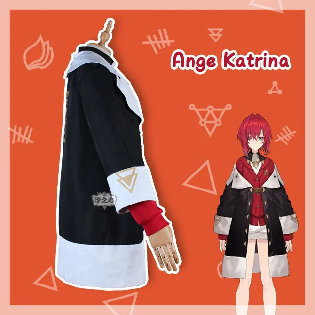 Anime Vtuber Ange Katrina Cosplay Costumes Rainbow Club Member Fashion ...