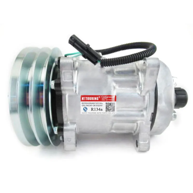 Sanden-SD7h15-7H15-4609-U4609-4478-AC-Compressor-for-Case-New-Holland ...